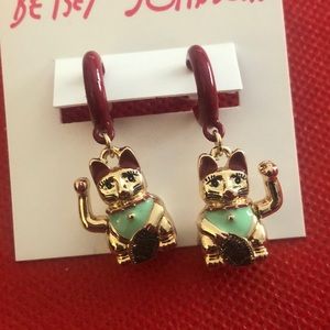 Betsey Johnson | Jewelry | Betsey Johnson Gold Tone Lucking Out Lucky ...
